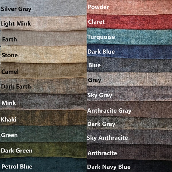 Chenille Curtains - Etsy