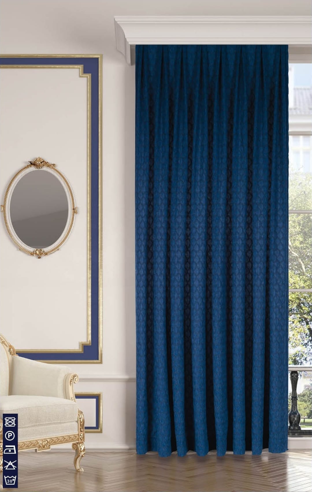 Patterned Curtain Panels for Livingroom Custom Drapes Dining - Etsy