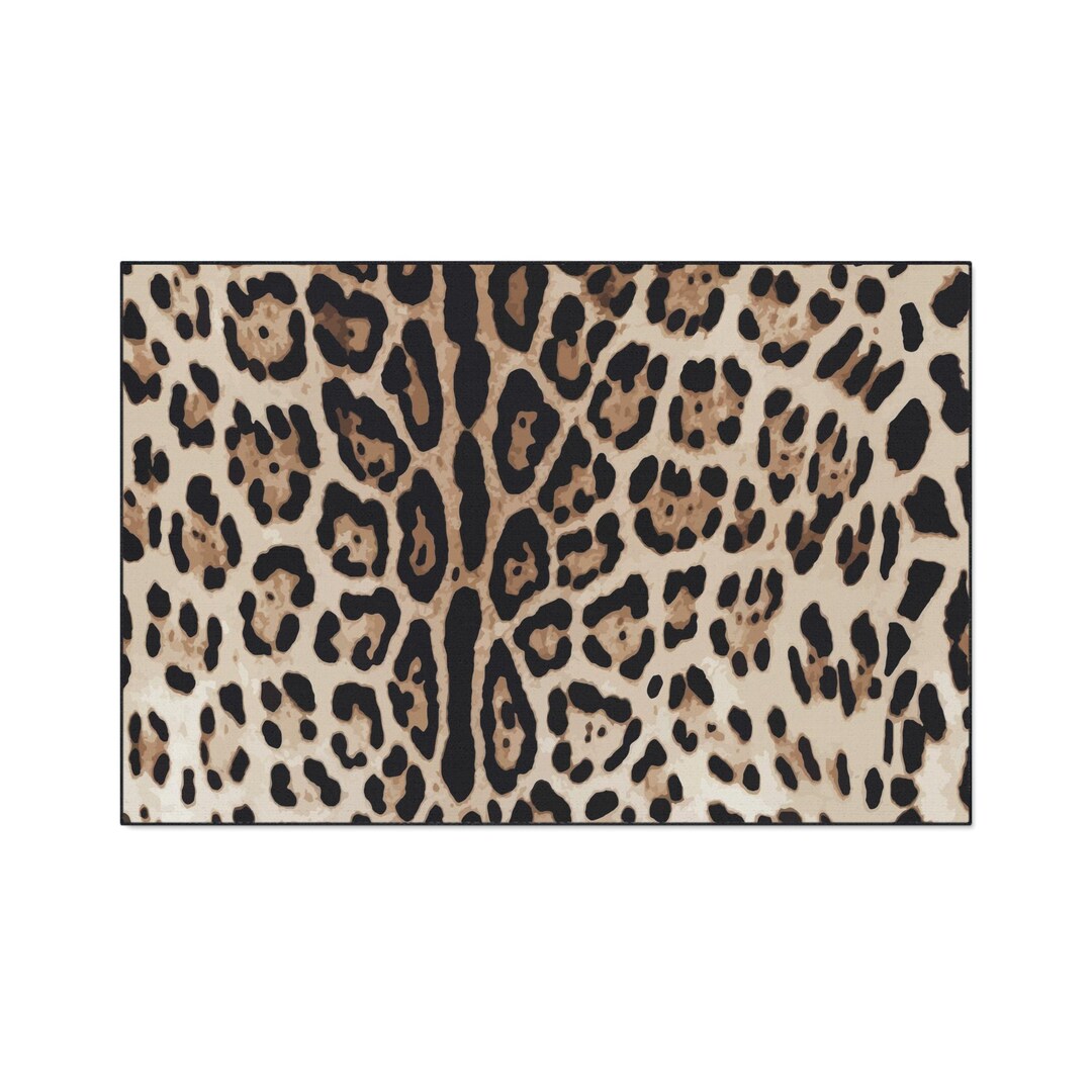 Animal Print Floor Mat, Tiger Print Rug, Leopard Floor Mat, Jungle ...