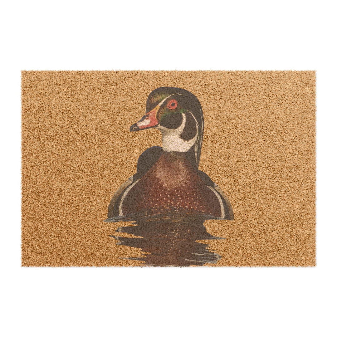 Doormat, Wood Duck Drake - Welcome Guests With This Beautiful Nature ...