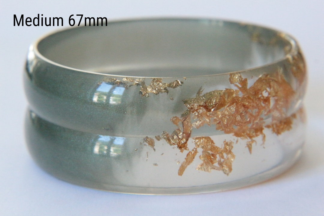 Epoxy Resin Bracelet medium Size 67mm - Etsy