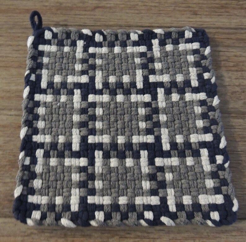 8x8 Potholder, Hot Pad, Trivet, Kitchen Ware, Cotton Potholder ...