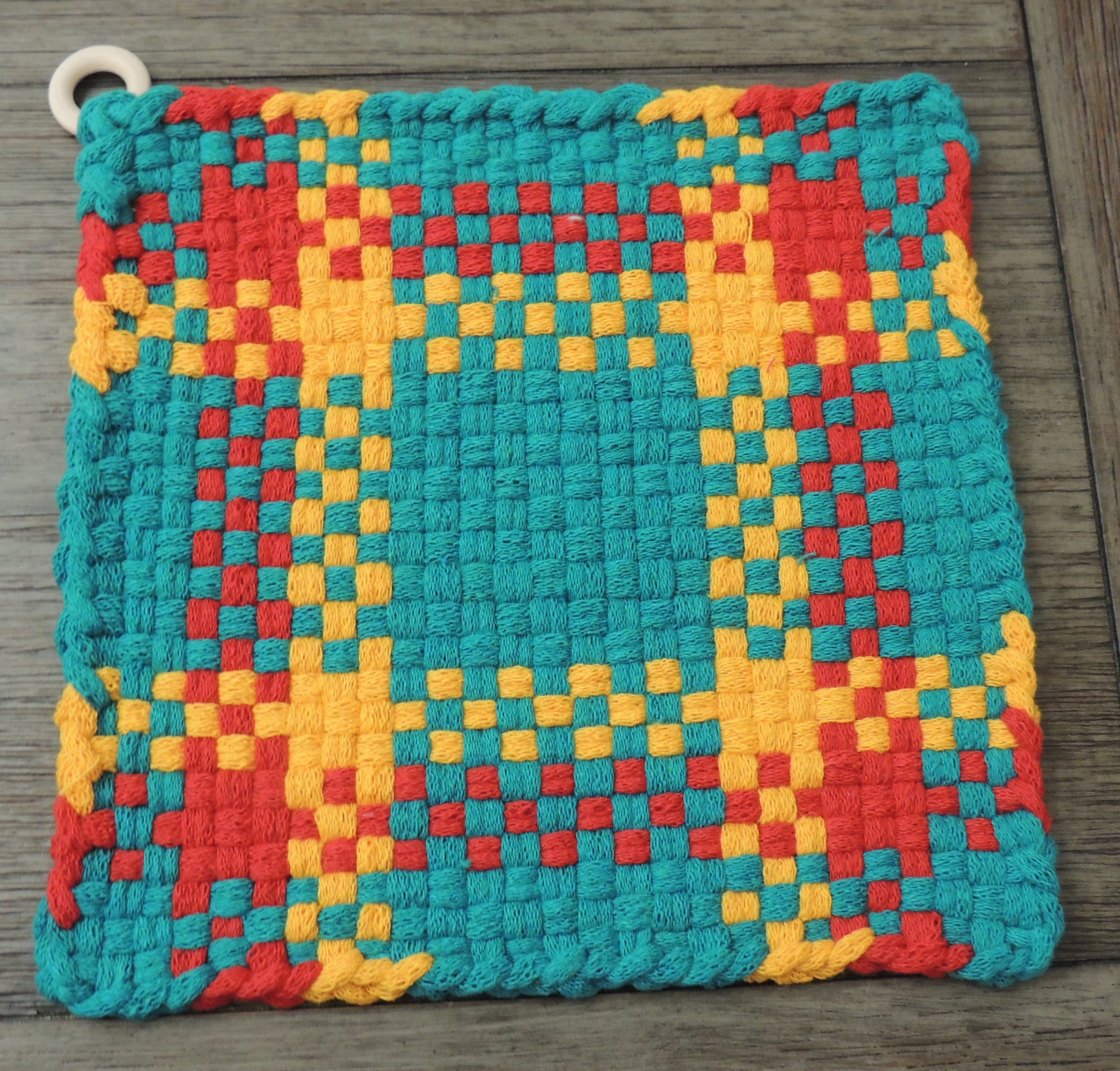 8x8 Potholder, Hot Pad, Trivet, Kitchen Ware, Cotton Potholder ...