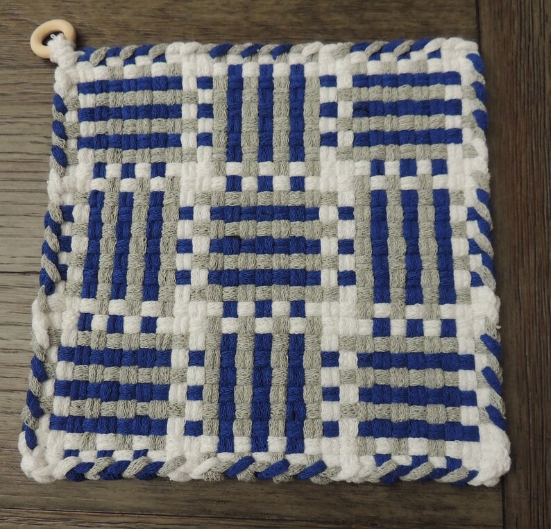 8x8 Potholder, Hot Pad, Trivet, Kitchen Ware, Cotton Potholder ...