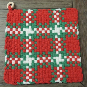 8x8 Potholder, Hot Pad, Trivet, Kitchen Ware, Cotton Potholder ...