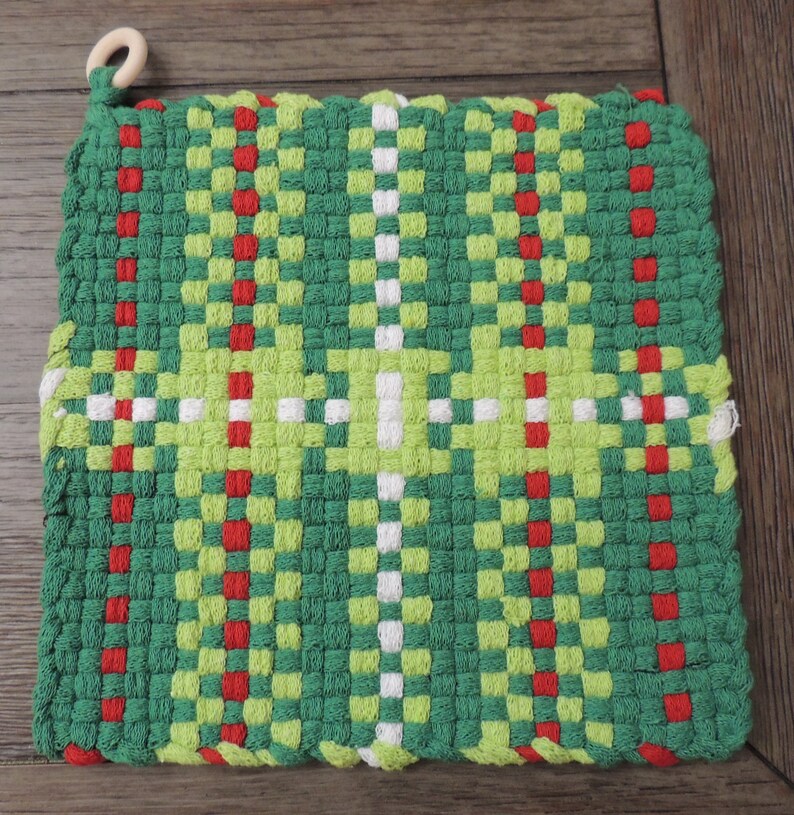 8x8 Potholder, Hot Pad, Trivet, Kitchen Ware, Cotton Potholder ...