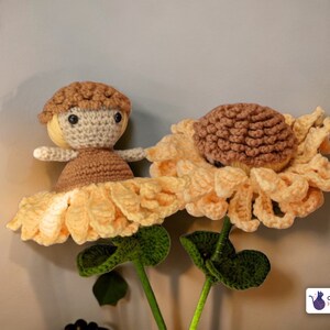 Reversible Amigurumi Patterns, Crochet Flower Pattern, Sunflower ...