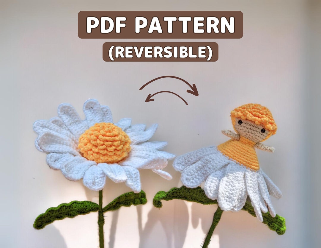 Reversible Daisy Fairy Pattern, Amigurumi Pattern, Tutorial PDF With ...