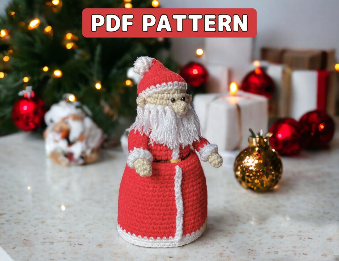 Reversible Santa Claus Crochet Pattern, Amigurumi Pattern, Tutorial PDF ...