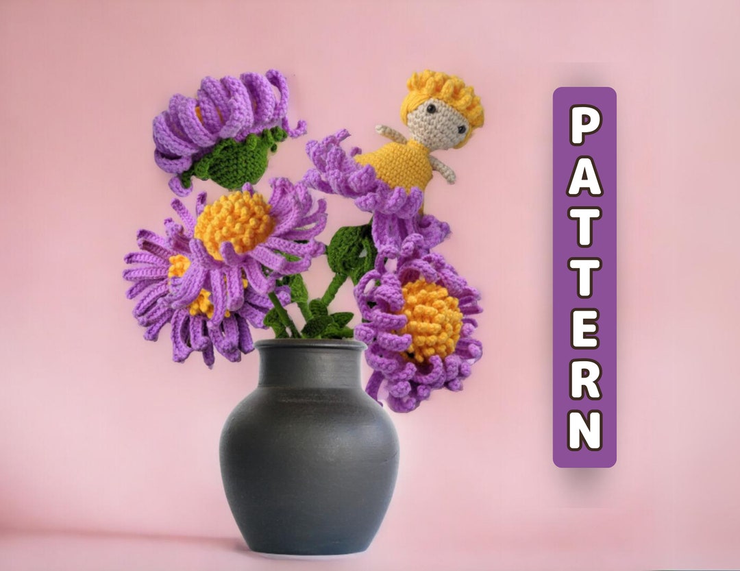 Reversible Aster Fairy Pattern, Amigurumi Pattern, Tutorial PDF With ...