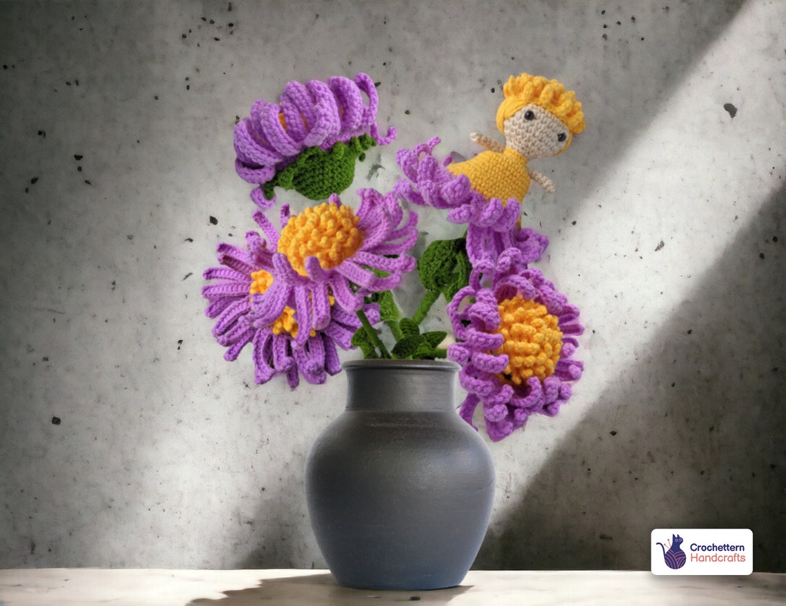 Reversible Aster Fairy Pattern, Amigurumi Pattern, Tutorial PDF With ...