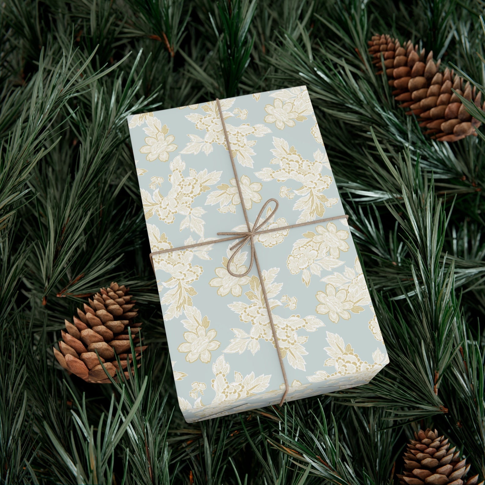 Japanese Art Print, Wrapping Paper, Japanese Floral, Wrapping Paper ...