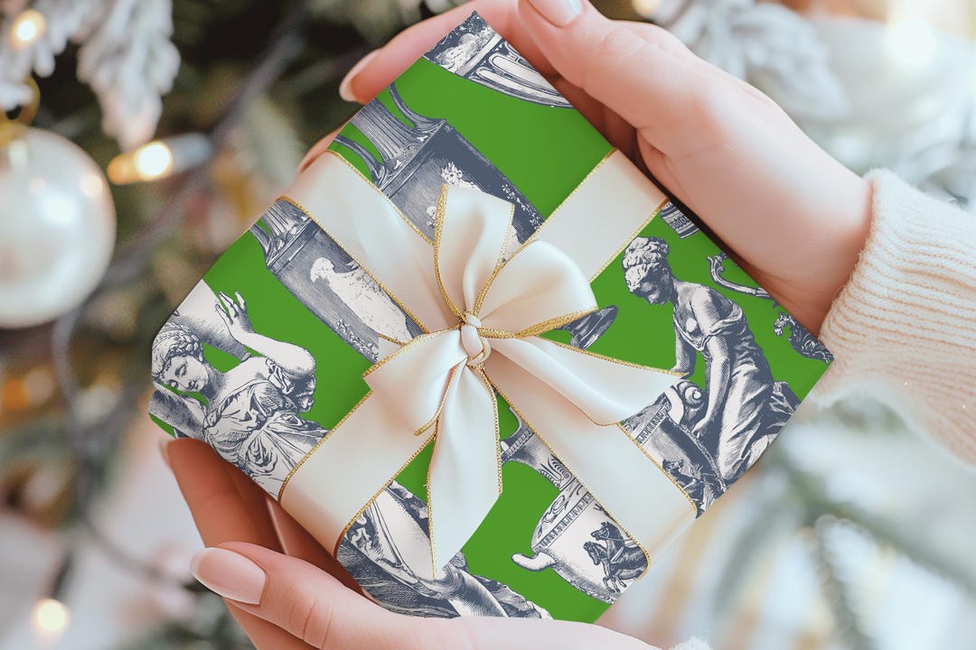 Greek Objects, Gift Wrap, Aesthetic Birthday Paper Sheets, Greek ...