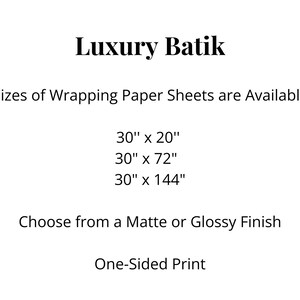 Batik Wrapping Paper, Preppy Wrapping Paper, Palm Beach Style, Batik ...