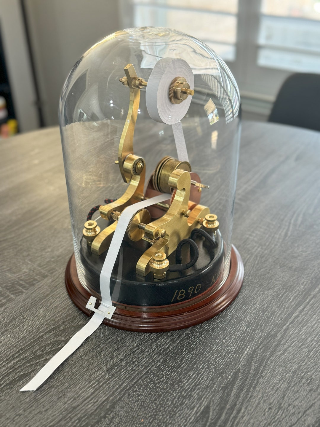 1890 Edison Stock Ticker Artist Rendition, Full Size, Handmade. - Etsy