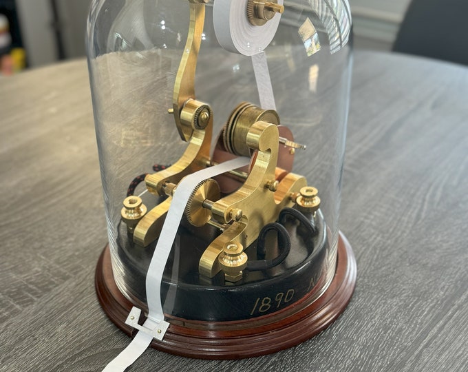 1890 Edison Stock Ticker Artist Rendition, Full Size, Handmade. - Etsy