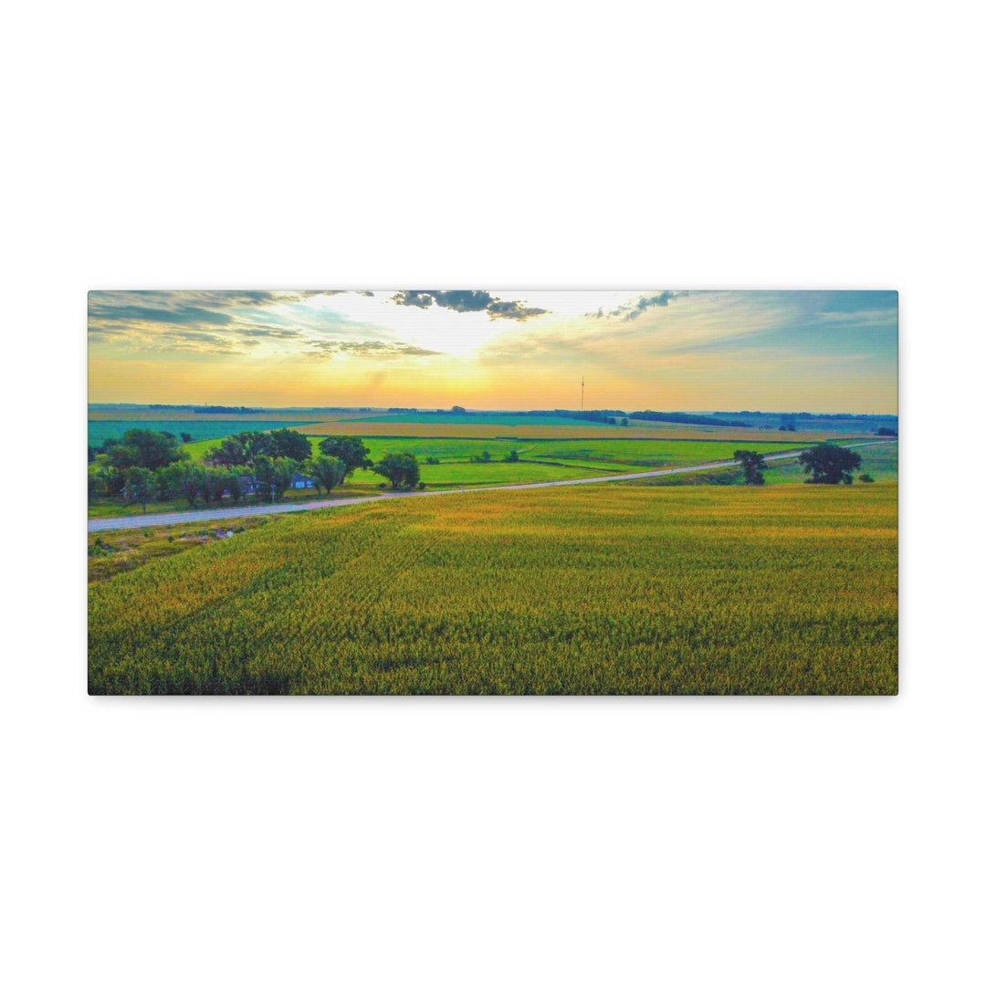 Landscape Art Print. Panorama Canvas Wall Art. Nature Canvas Print ...