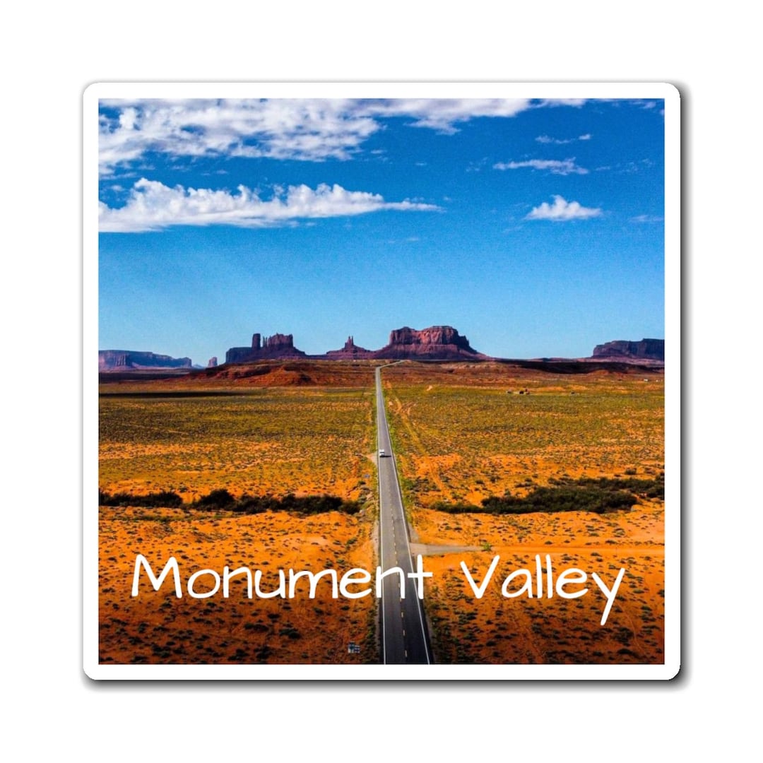 Iconic Monument Valley Fridge Magnet. Utah Travel Gift. Southwest Gift ...
