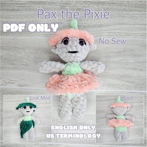Tiny Faerie-likes Crochet Pattern | PDF Crochet Pattern| Wisp Pattern | Pixie Pattern | Sprite ...