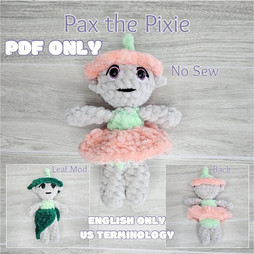 Tiny Faerie-likes Crochet Pattern | PDF Crochet Pattern| Wisp Pattern ...
