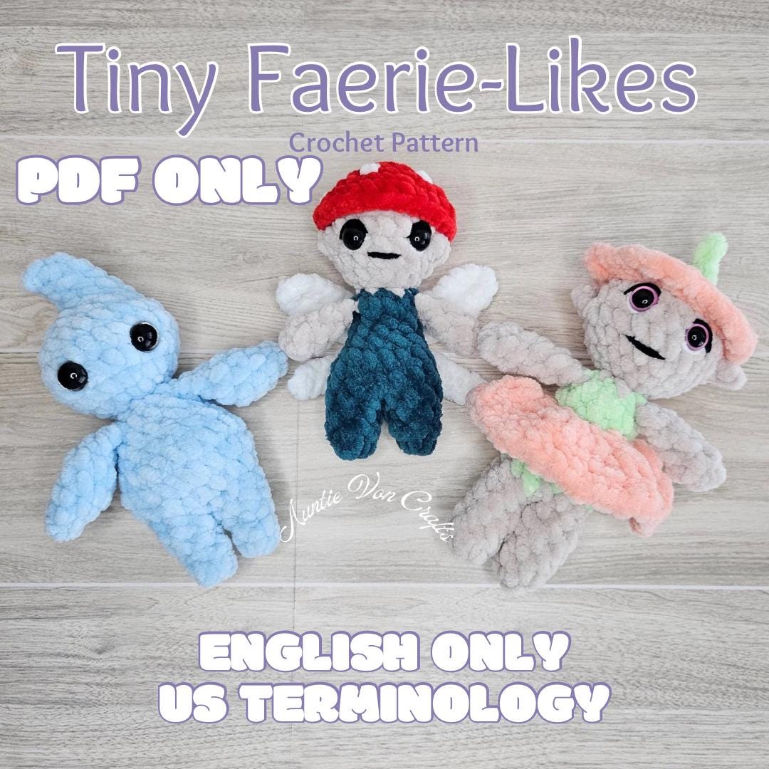 Tiny Faerie-likes Crochet Pattern | PDF Crochet Pattern| Wisp Pattern | Pixie Pattern | Sprite ...
