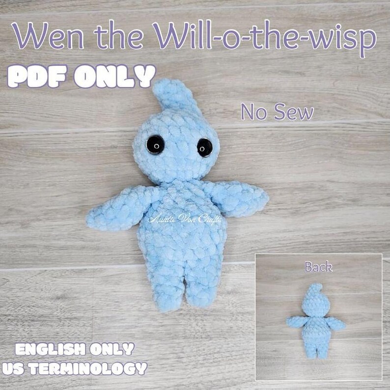 Tiny Faerie-likes Crochet Pattern PDF Crochet Pattern Wisp Pattern Pixie Pattern Sprite Pattern ...