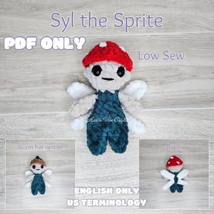 Tiny Faerie-likes Crochet Pattern | PDF Crochet Pattern| Wisp Pattern | Pixie Pattern | Sprite ...
