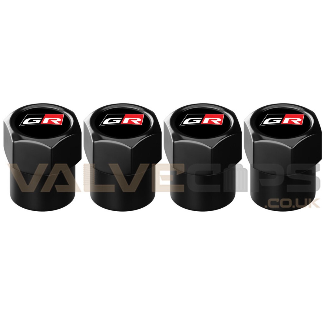 Toyota GR Gazoo Racing Black Anodised Tyre Valve Caps Set of 4 - Etsy
