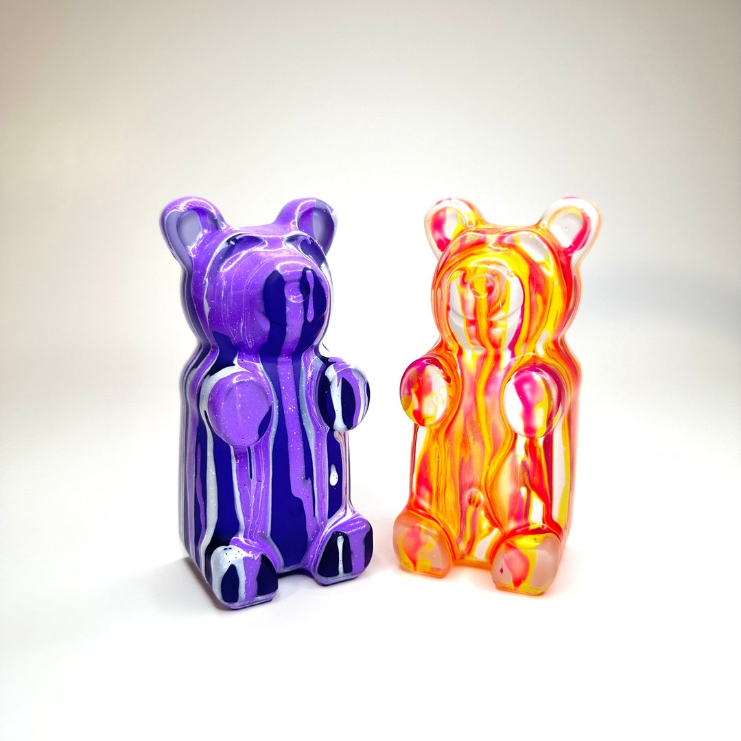 Bears Fluid Elegance in Vivid Home Decor Bears Infused With - Etsy