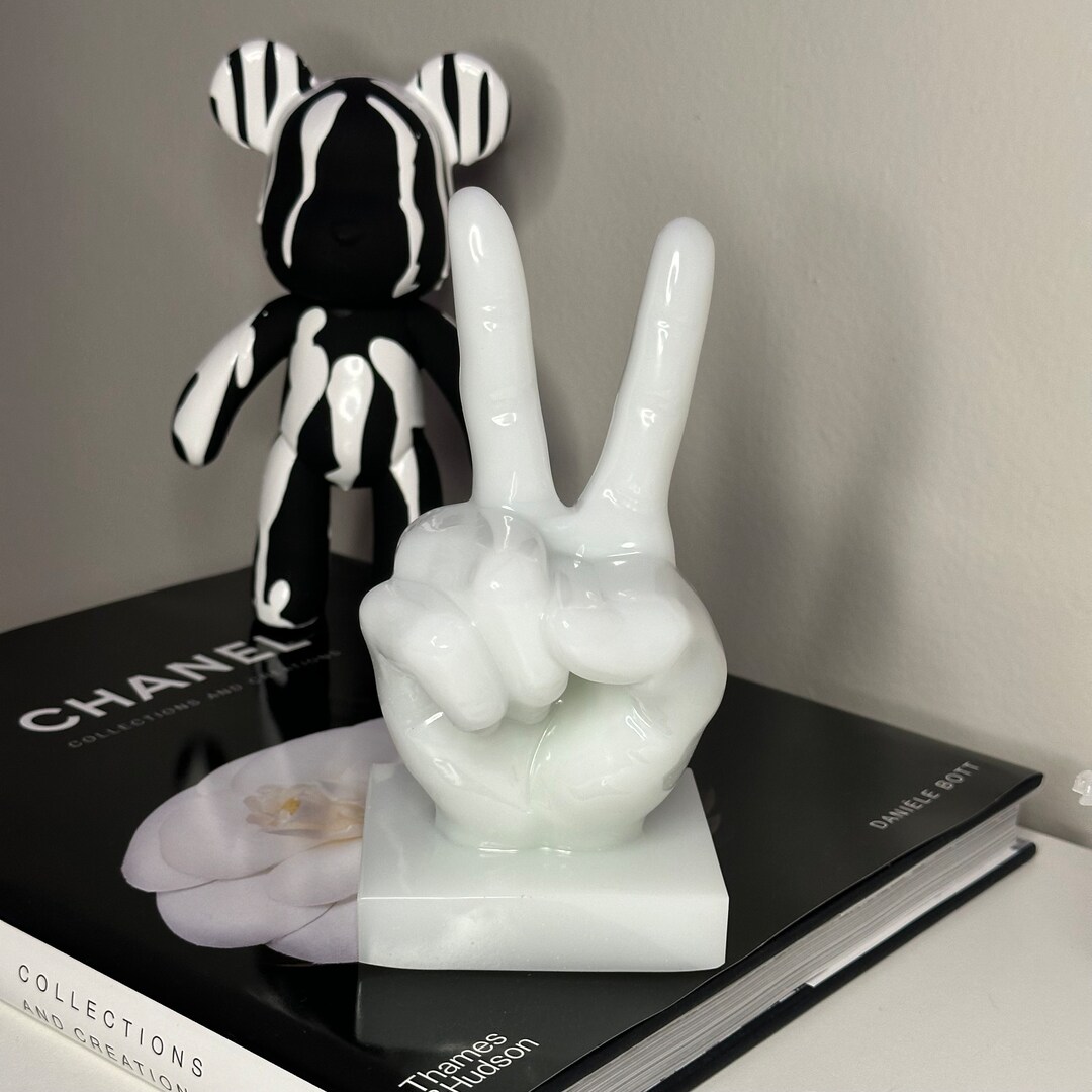 Hand Decoration, Modern Art, VICTORY AND PEACE, Decorative Hand Gift ...