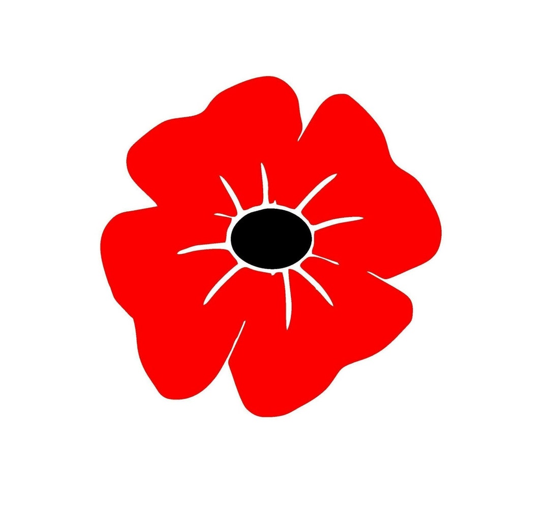 Poppy Heroes Soldier/military/charity Car/van Sticker Vinyl Decal Lest ...