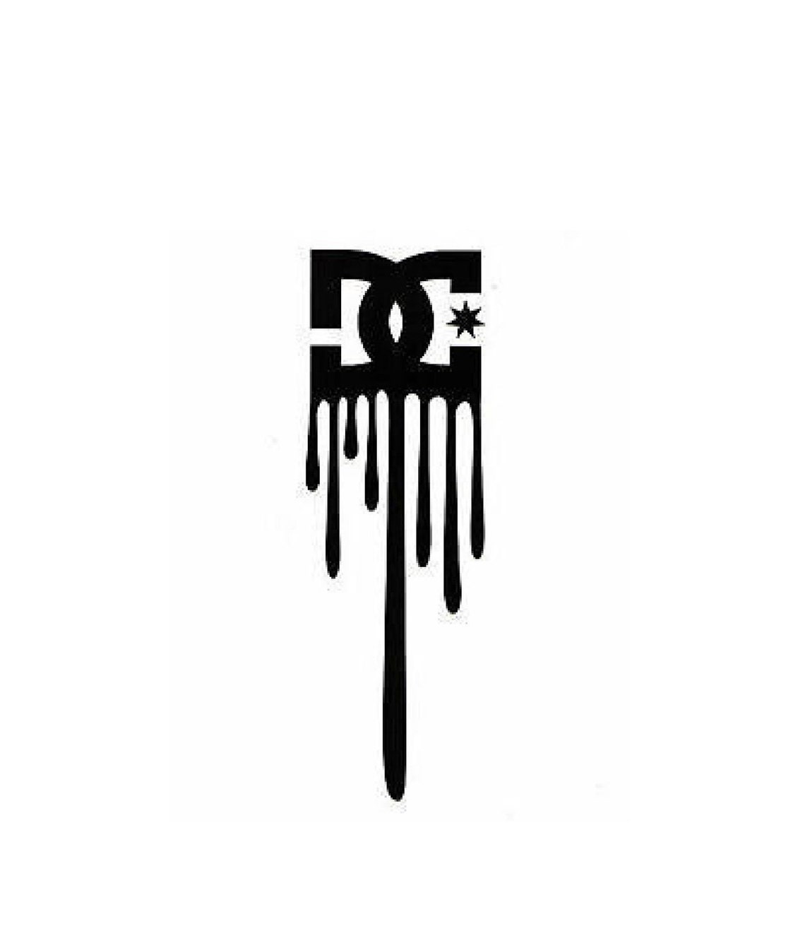 DC Shoes Paint Drip Sticker | Car, Van, Skateboard, Laptop, Window ...
