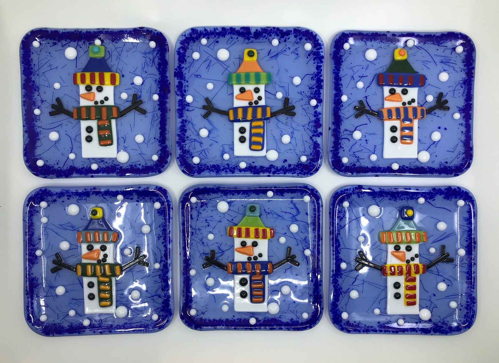 Fused Glass Beautifully Layered Glass Design Fused Glass - Etsy