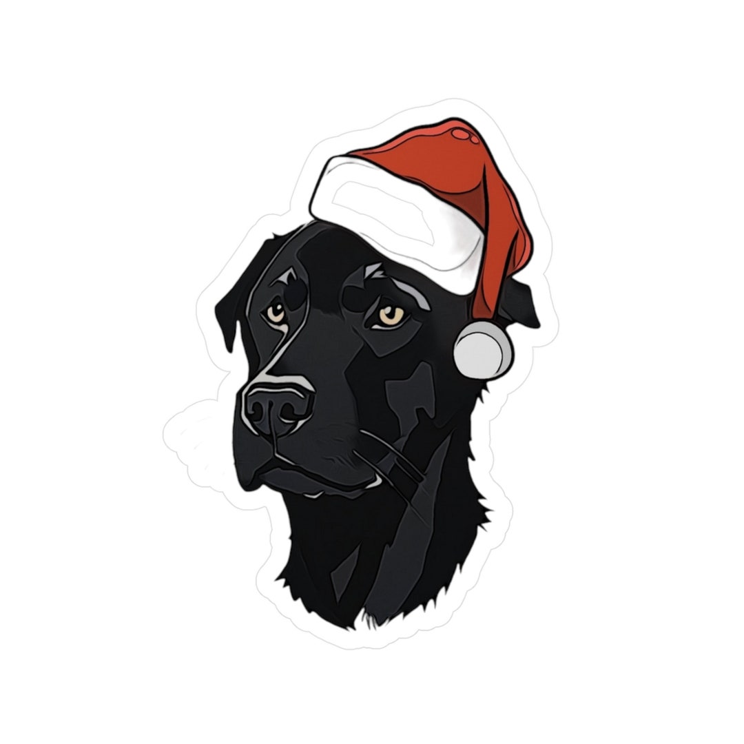 Black Lab Vinyl Decals - Etsy
