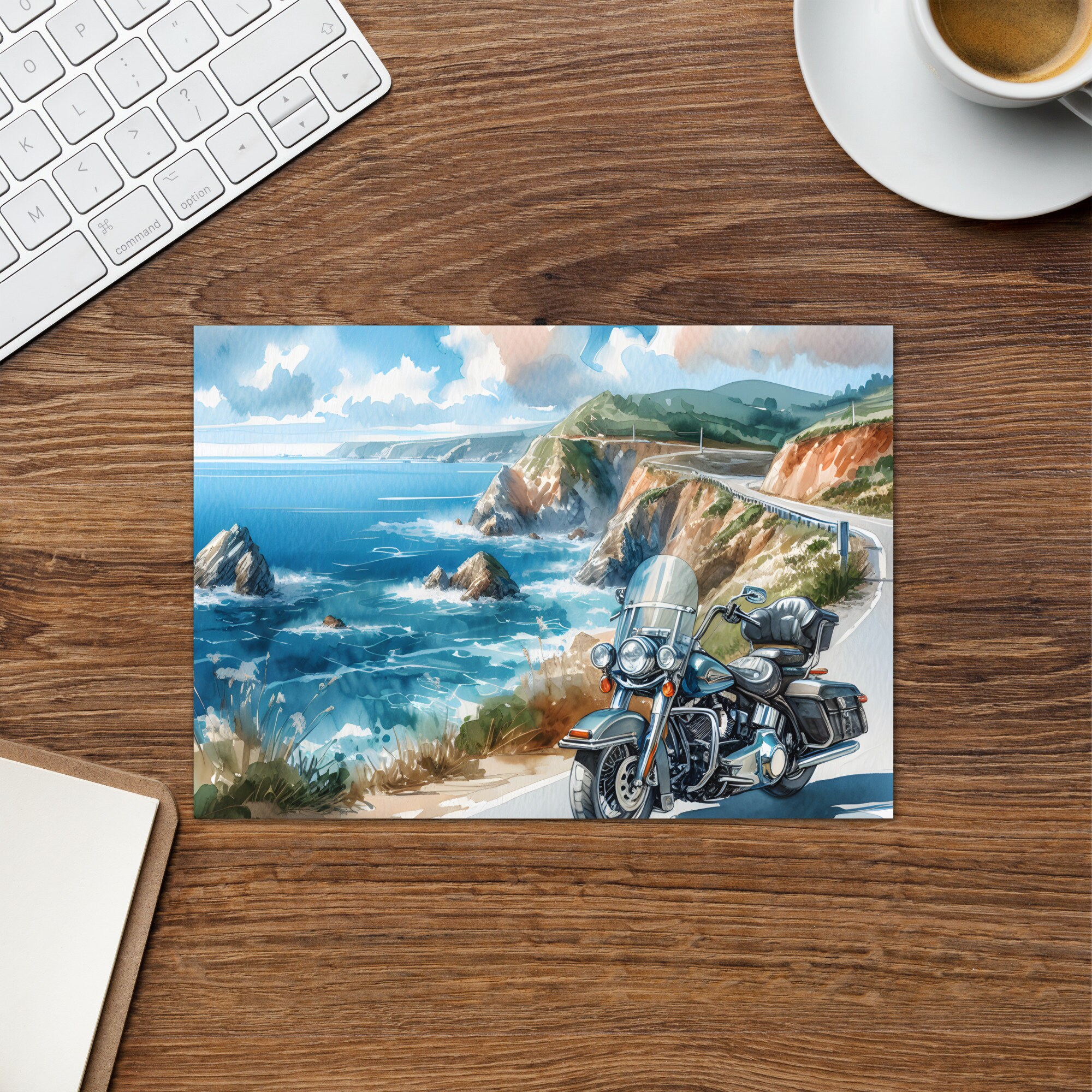 Harley Davidson Drive Greeting Card - Etsy