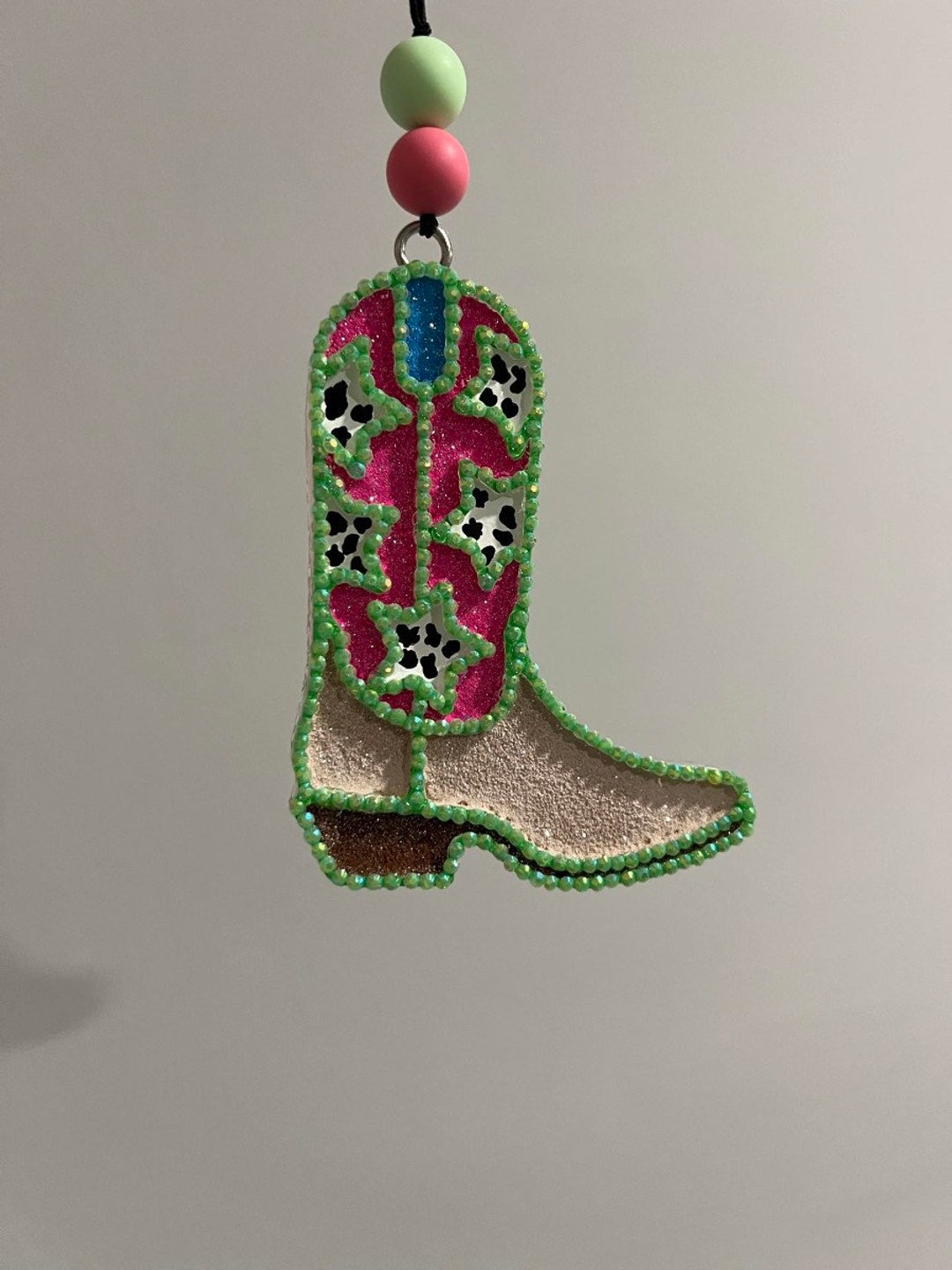 Western Boot Freshie, Star Boot Freshie, Car Freshie, Rhinestones, Gift ...