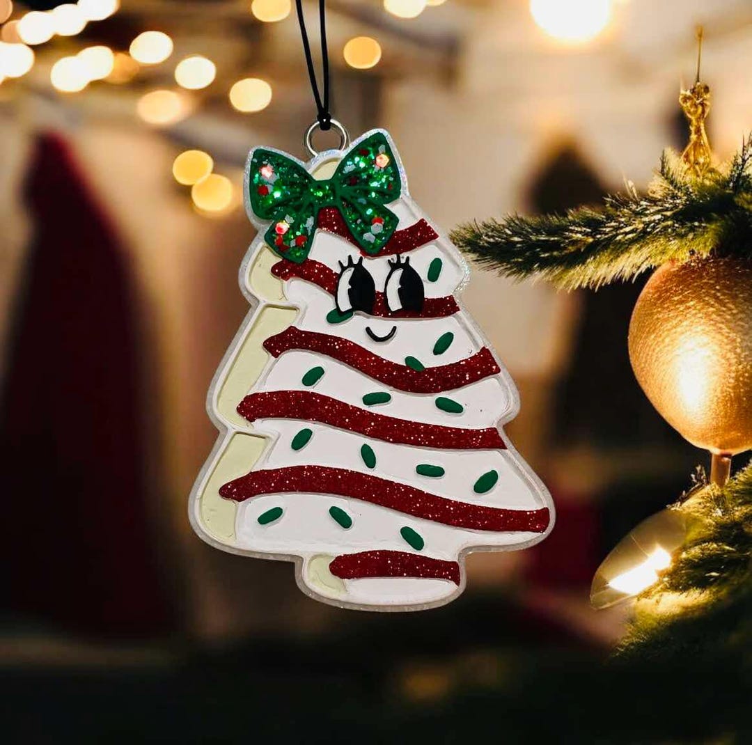 Christmas Tree Cake Freshie, Freshie, Christmas Vibes, Car Freshener ...