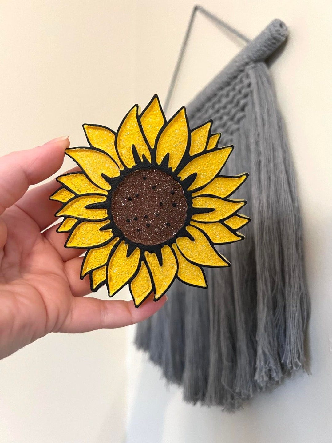Sunflower Freshie, Sunflower Car Freshie, Car Air Freshener, Freshie ...