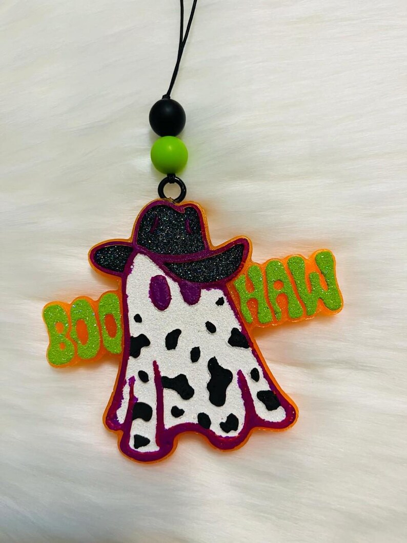 Western Halloween Ghost, Boo Haw Ghost, Freshie, Halloween Vibes, Ghost ...