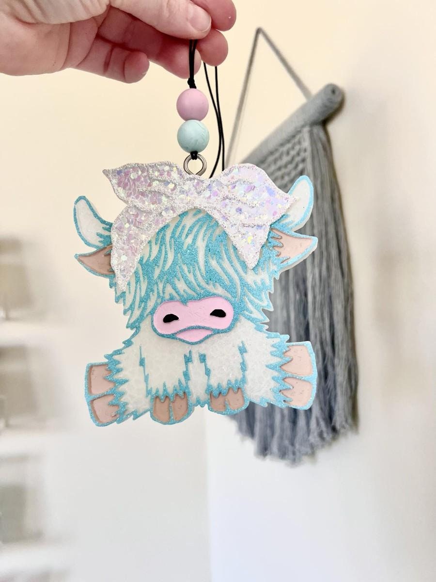 Highland Cow Freshie, Highland Cow Car Freshie, Car Freshener, Highland ...