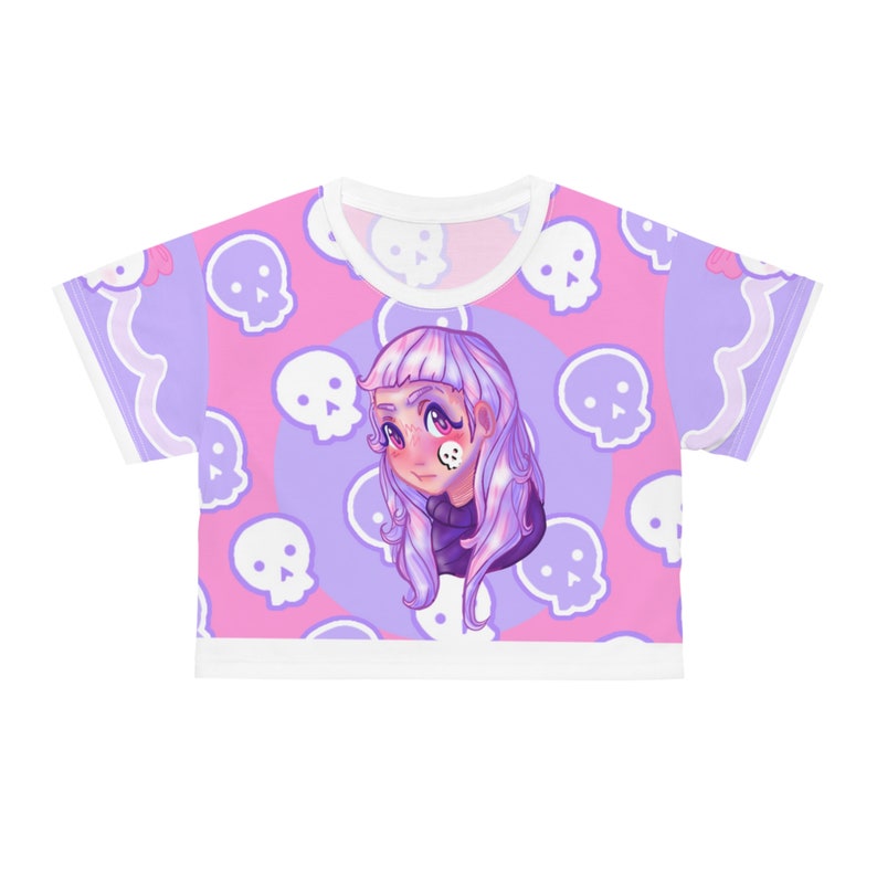 Pastel Goth Girlie Crop Top - Etsy