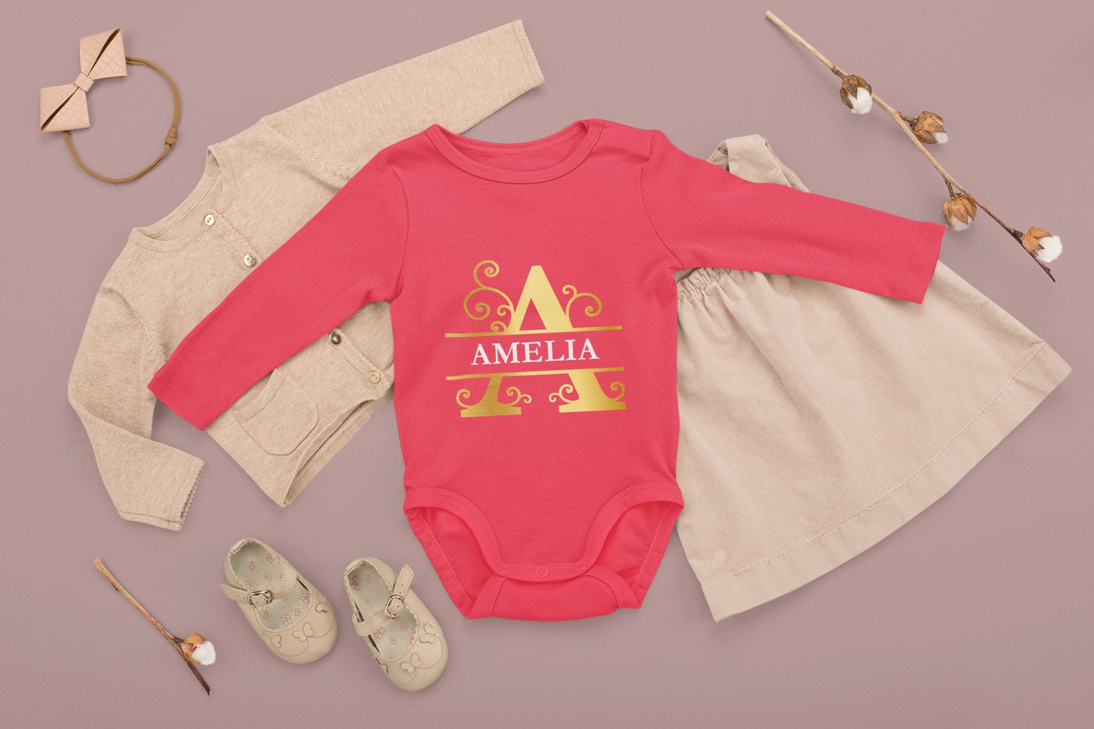 Luxurious Gold Split Monogram SVG/PNG/EPS Bundle, Alphabet Clipart ...