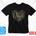 Father, Dad, Daddy, Papa Word Cloud Art - Gold/silver - Heart Shape ...