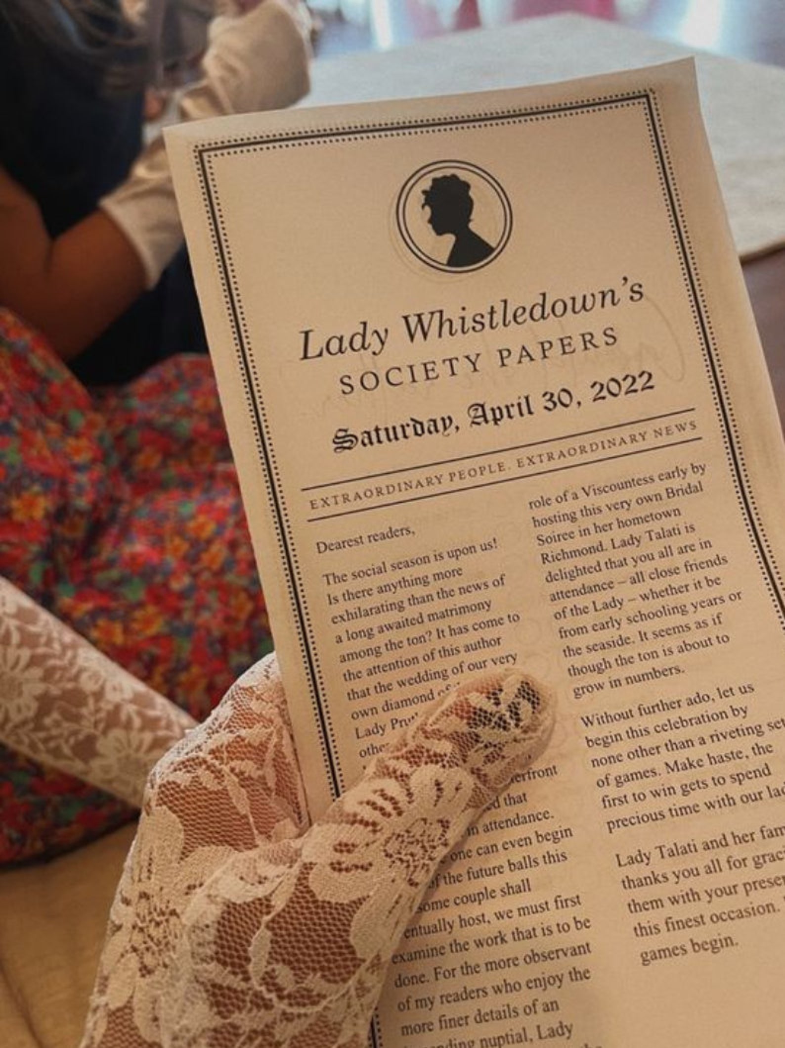BRIDGERTON - Lady Whistledown's Society Papers Bookmark | Bridgerton ...