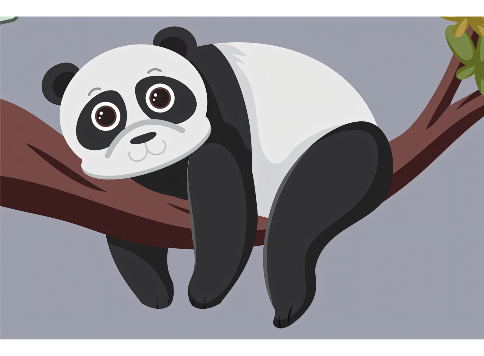 Kids Wallpaper Panda World Map Wall Mural Eco-friendly Nursery Wall Art ...