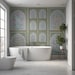 Indian Jharokha Wallpaper Mural Featuring Floral Arches, Mughal ...