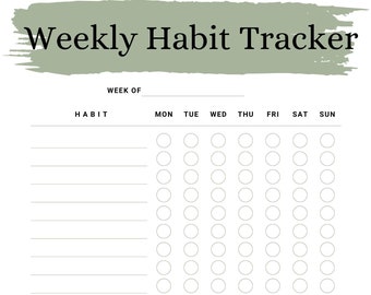 Daily Routine Log PLUS PDF Form Daily Routine Tracker - Etsy