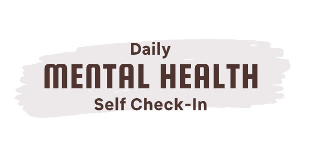 Mental Health Awareness Self Check-in - Etsy