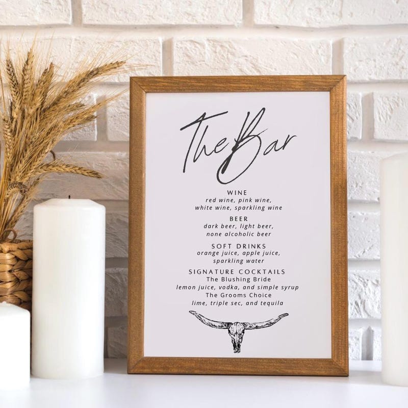 Western Bar Sign - Etsy