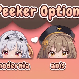 Anis Window Peeker 5" Car Decal Sticker | Goddess of Victory: Nikke - Etsy